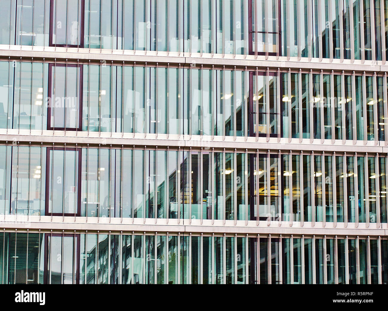 Office building with shiny front in Oerlikon, Switzerland Stock Photo ...