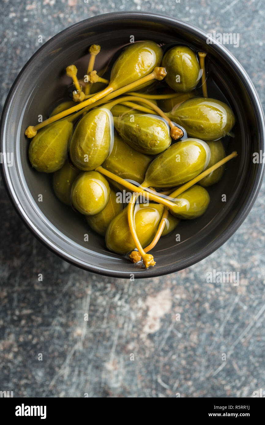 Pickled caper berries Stock Photo - Alamy