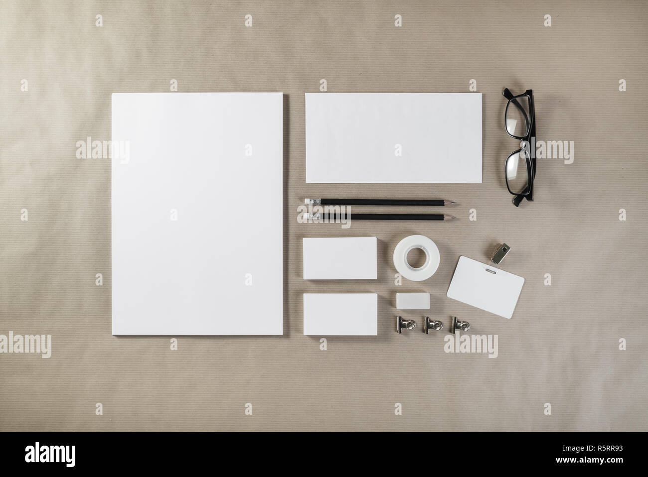 Blank ID template Stock Photo - Alamy