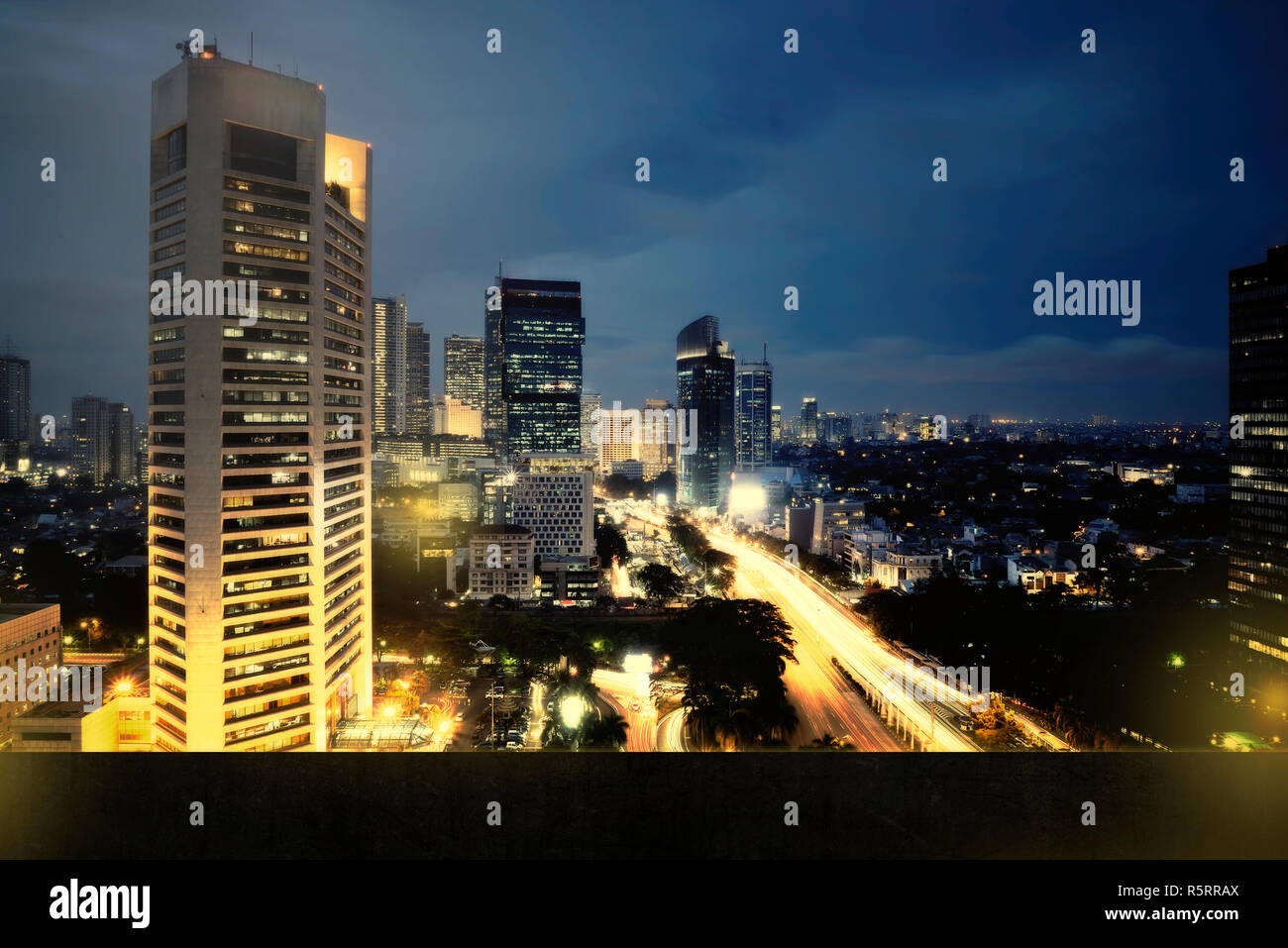 Jakarta city at night hi-res stock photography and images - Alamy