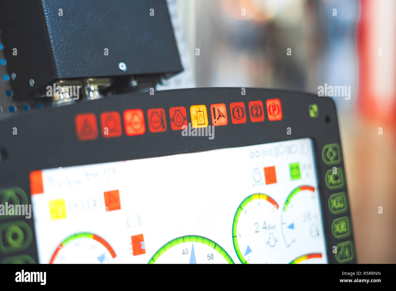 control buttons on industrial equipments Stock Photo - Alamy