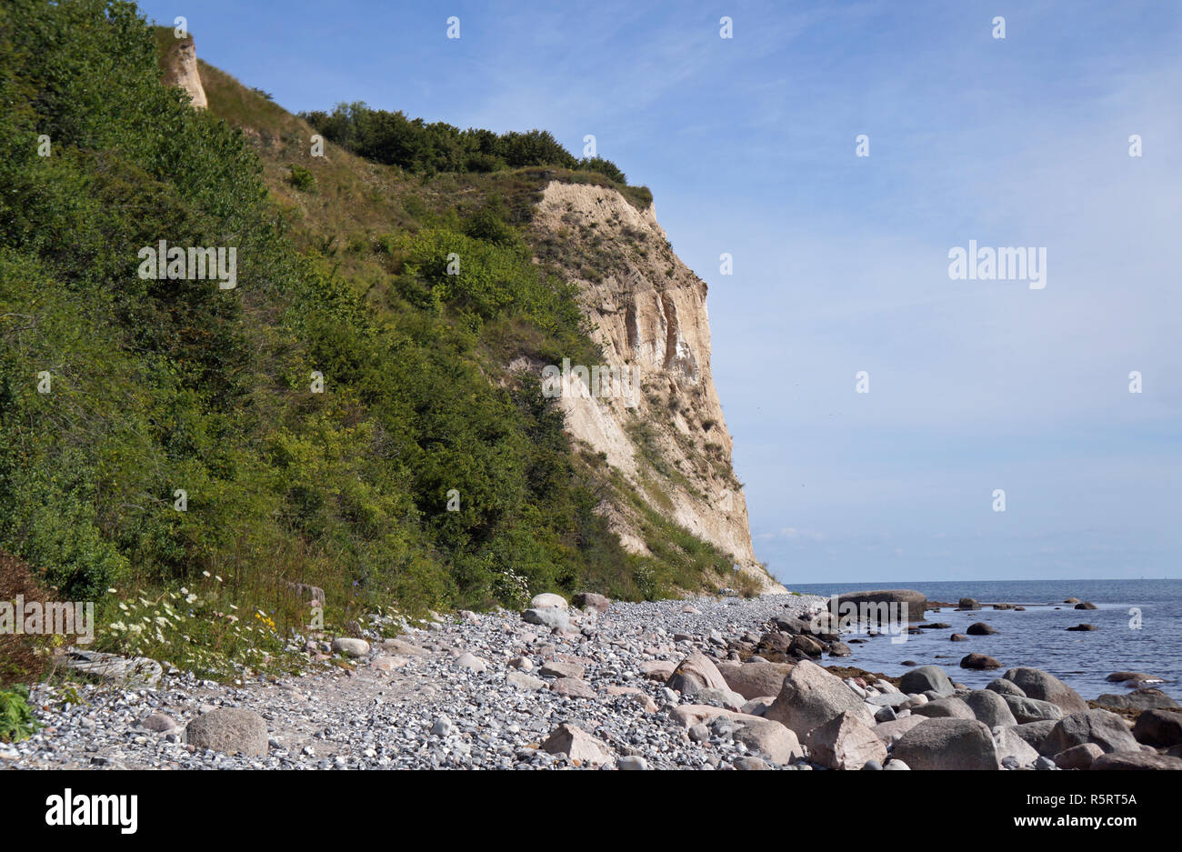 chalk cliffs of the island rÃ¼gen in germany Stock Photo - Alamy