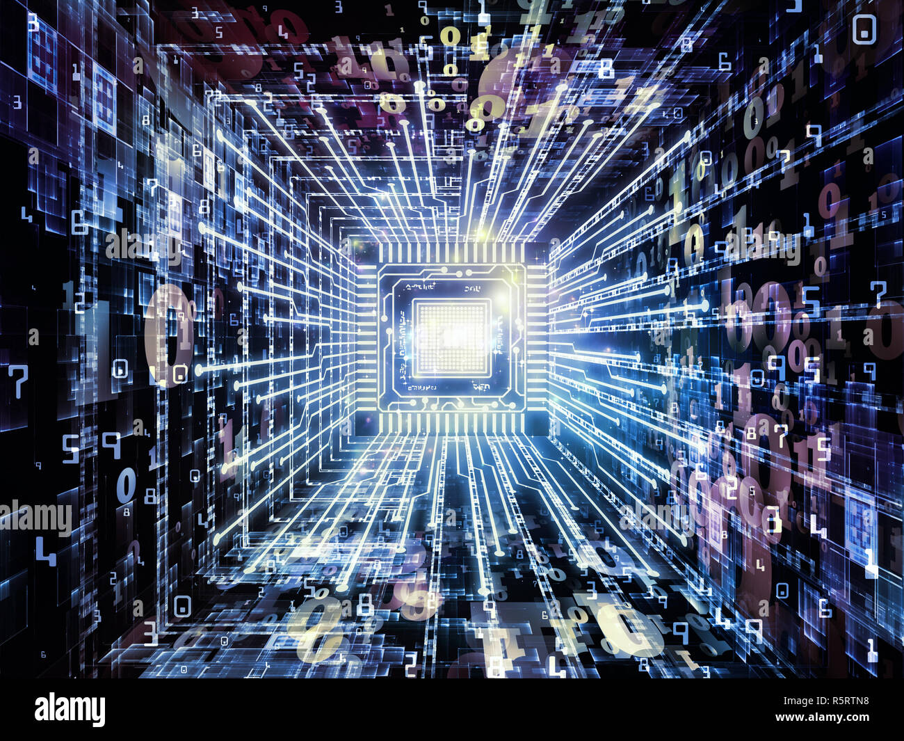 Perspectives of Digital Processor Stock Photo - Alamy