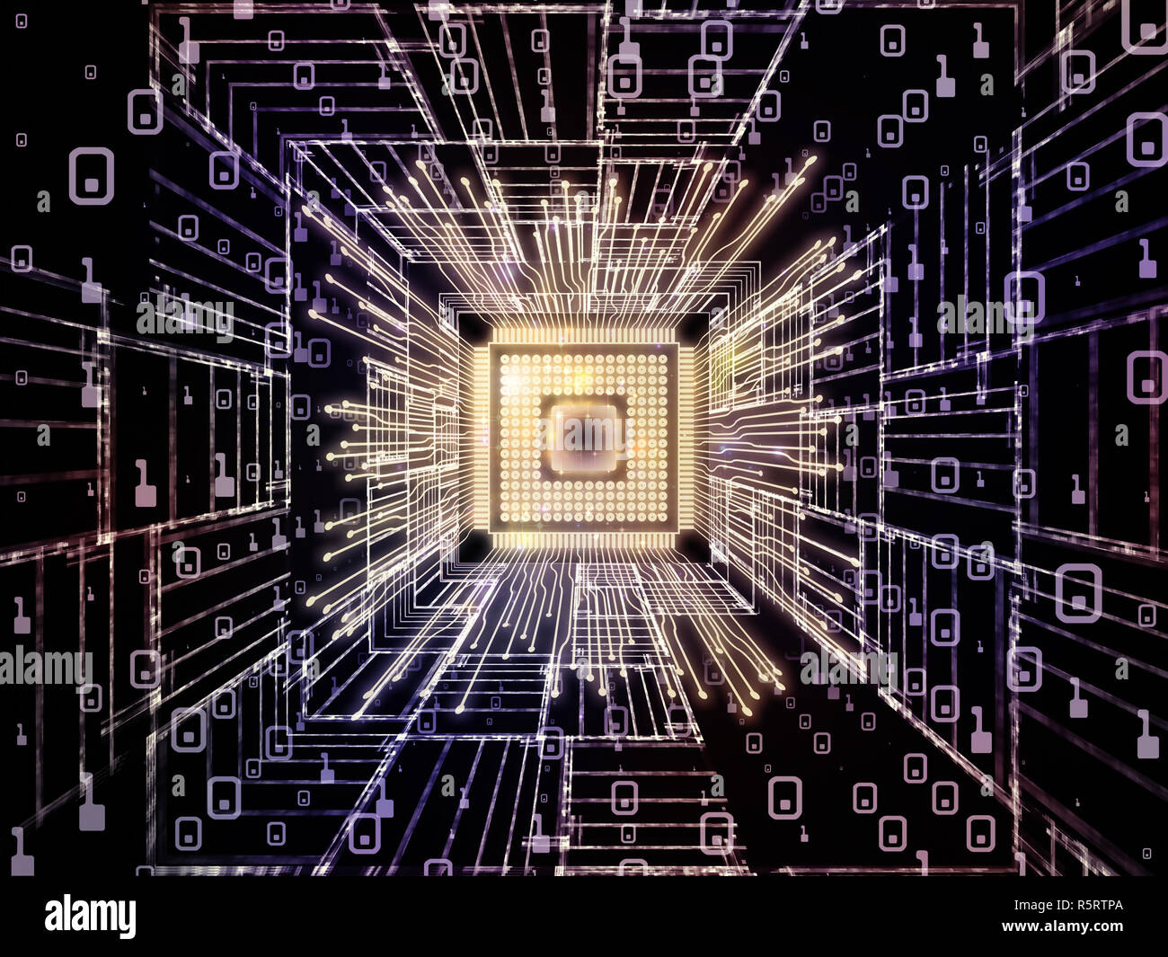 Speed of Digital Processor Stock Photo - Alamy