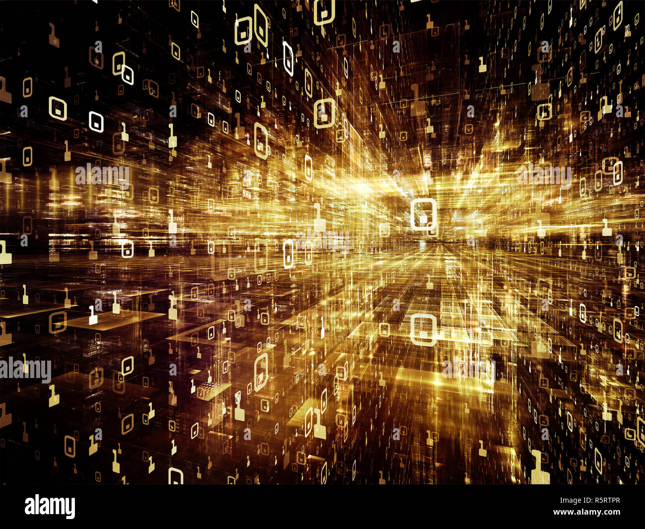 Realms of Digital Space Stock Photo - Alamy