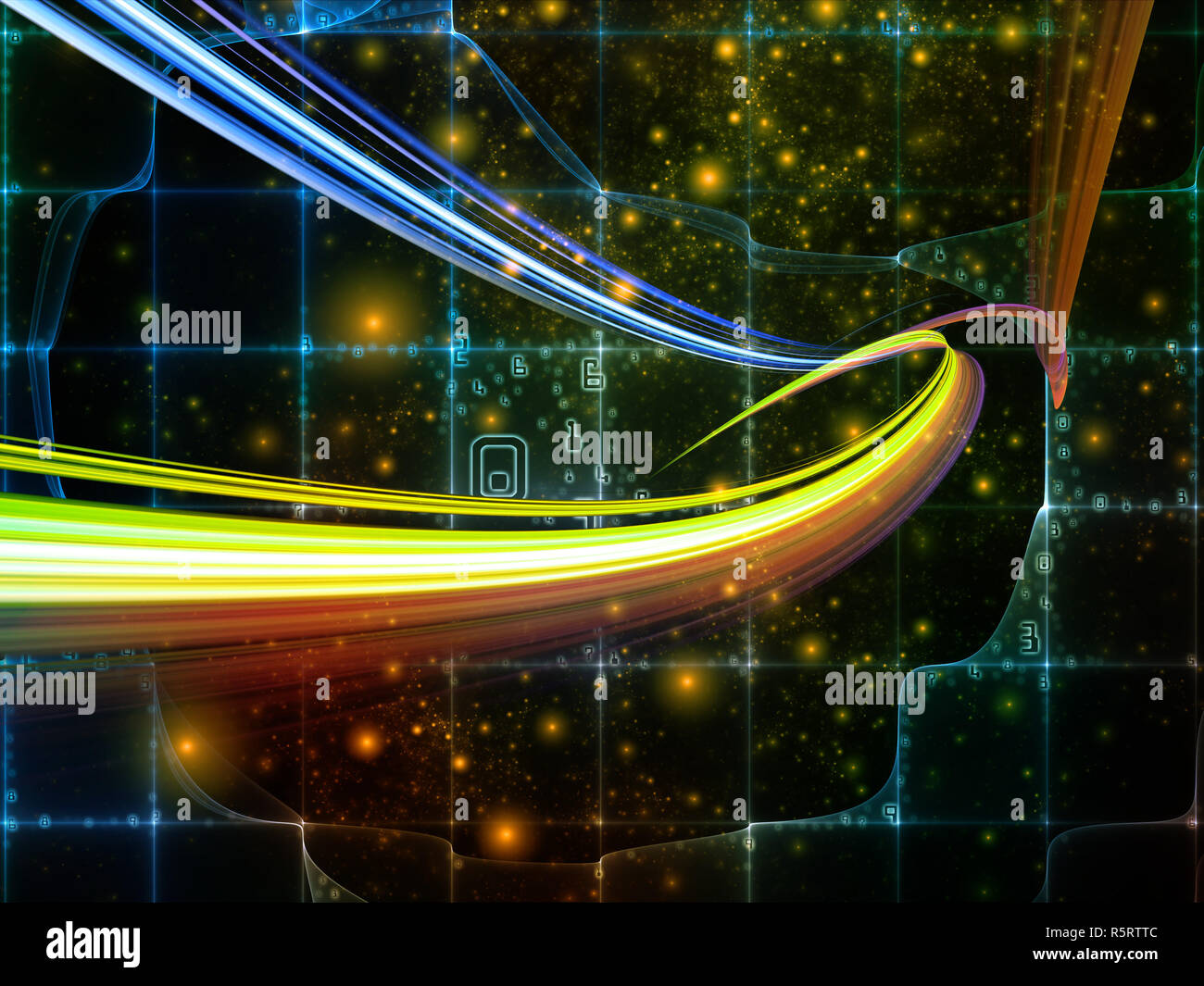 Vision of Digital World Stock Photo - Alamy