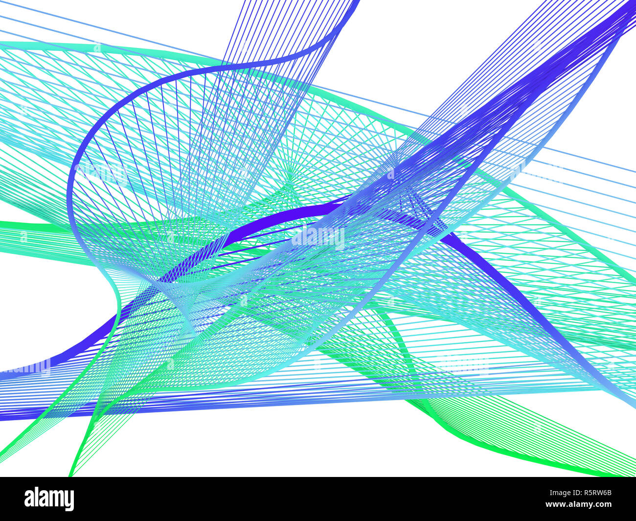 Dynamic and Bright Linear Spiral with Colorful Gradient Stock Photo - Alamy