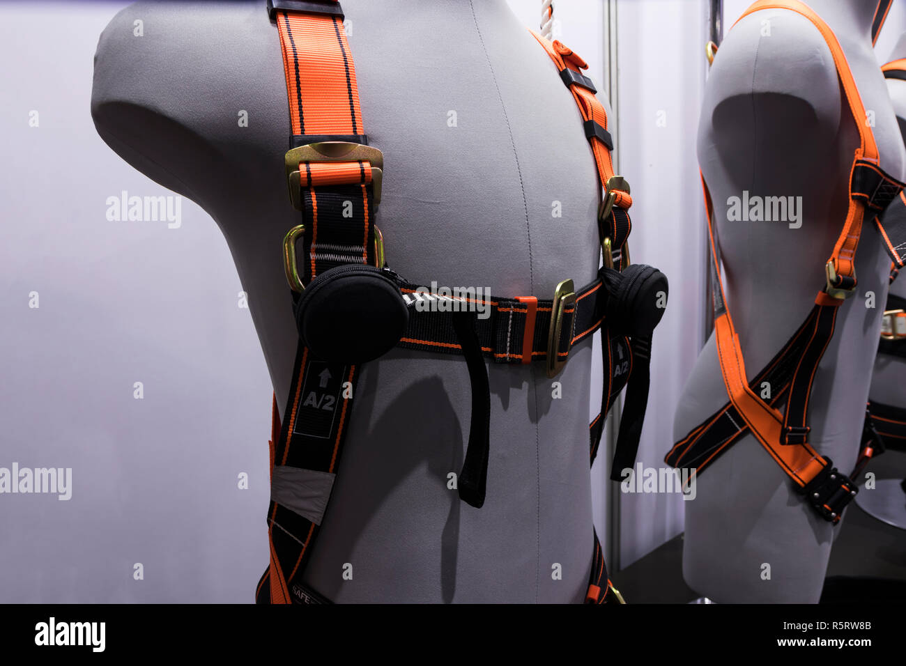 Industrial safety harness ; equipment for high ground working Stock ...