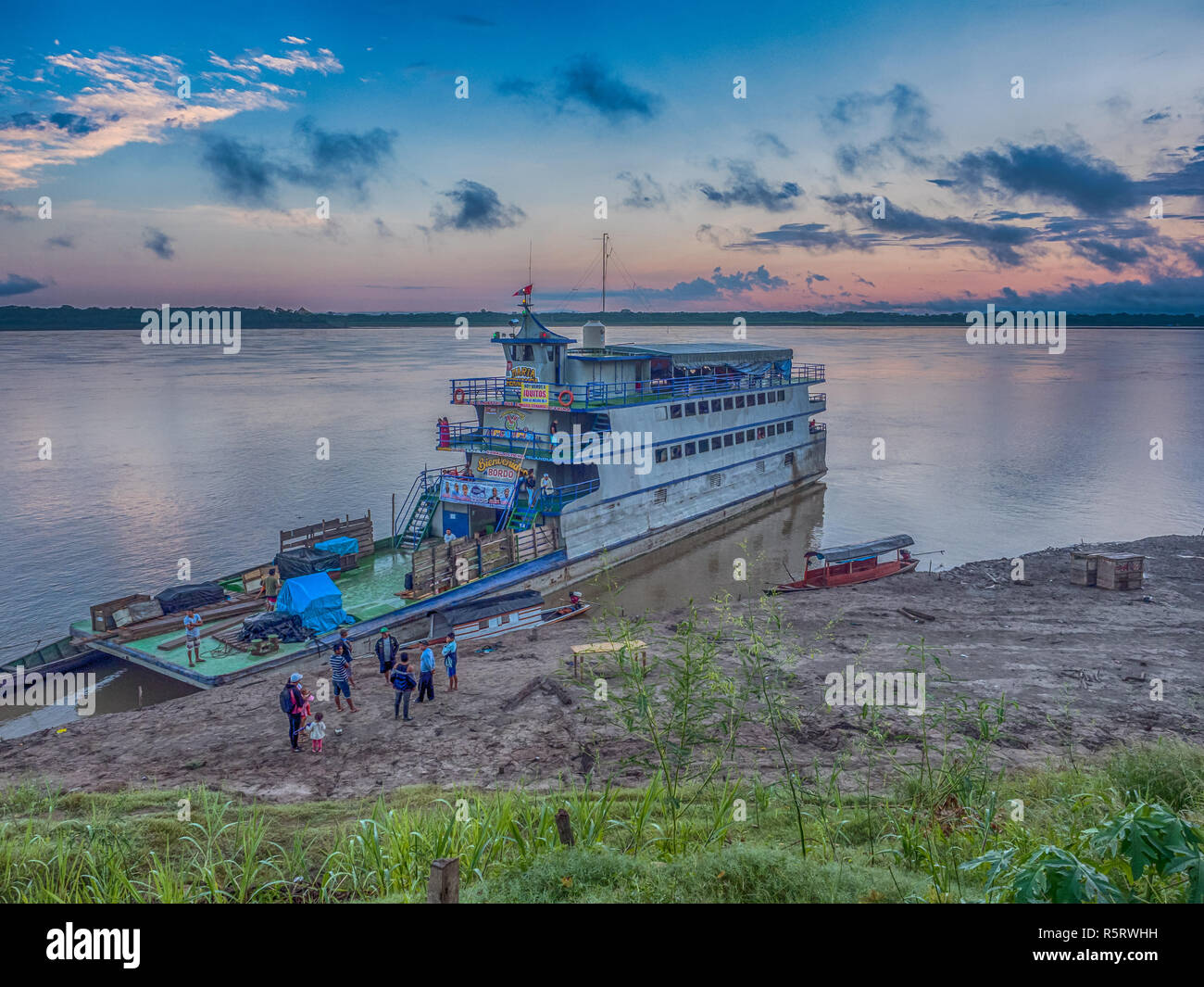 Amazon river passenger ferry hi-res stock photography and images - Alamy