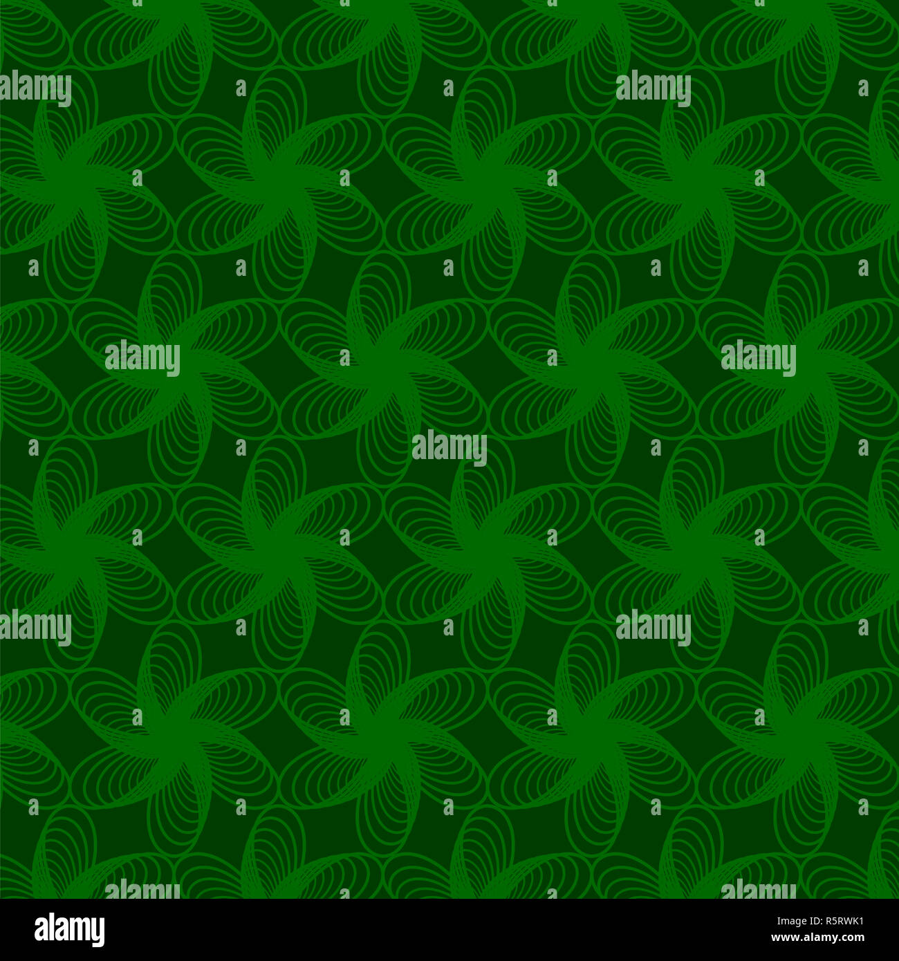 Floral Green Line Pattern Stock Photo - Alamy