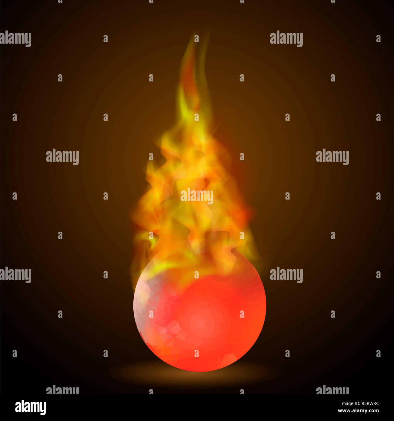 Animated Ball Of Fire