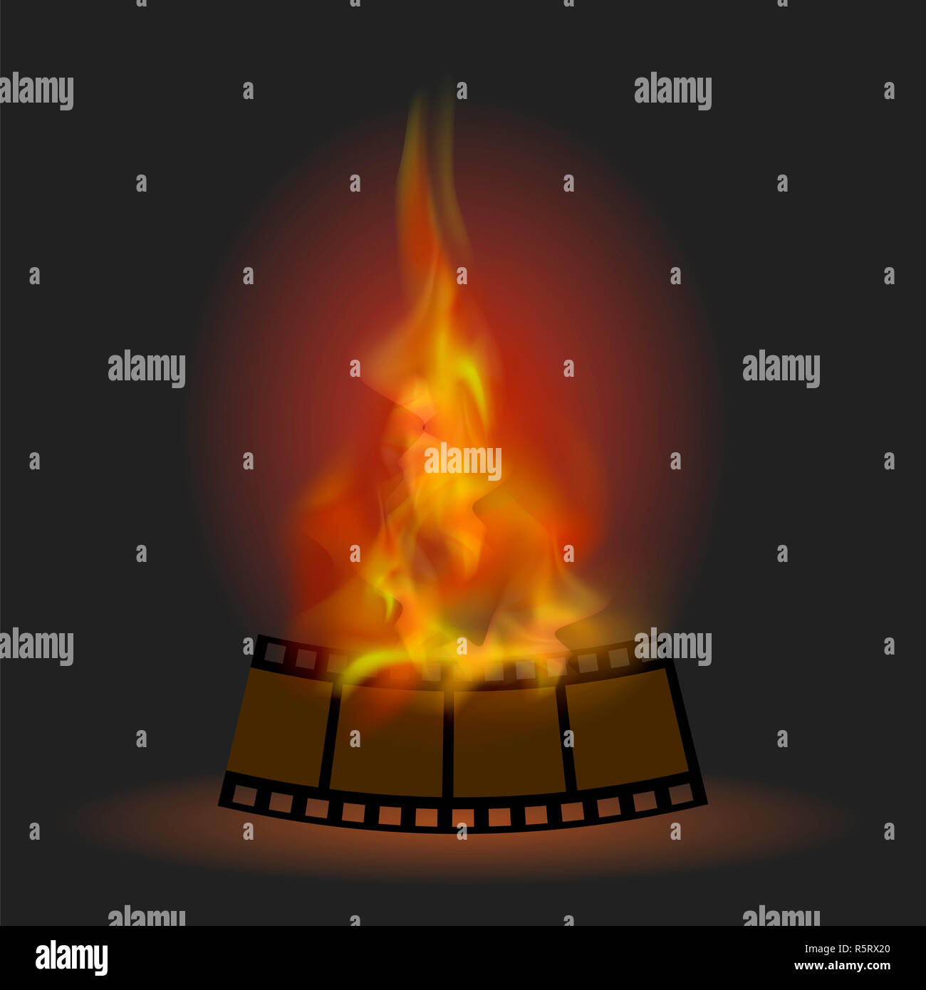 Flames fire animation hi-res stock photography and images - Alamy