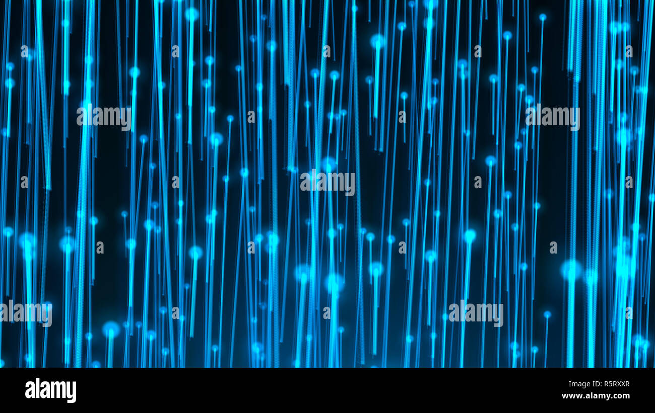 Abstract background with optical fibers Stock Photo - Alamy