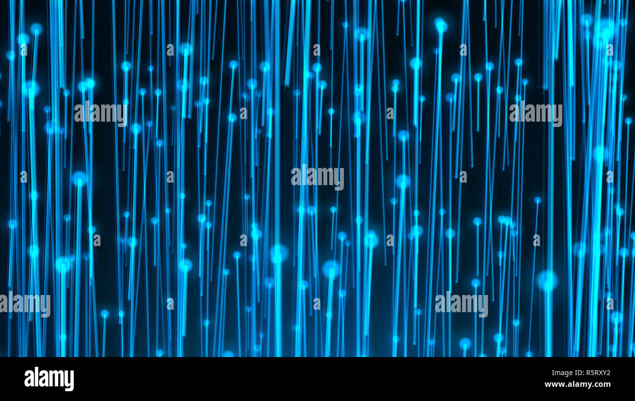 Abstract background with optical fibers Stock Photo - Alamy