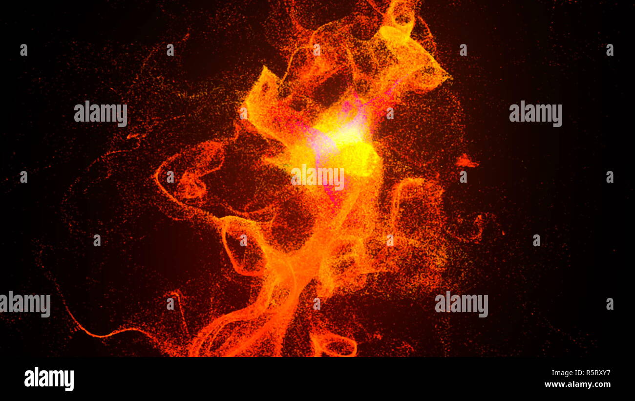 Colorful glowing particle light streak hi-res stock photography and ...