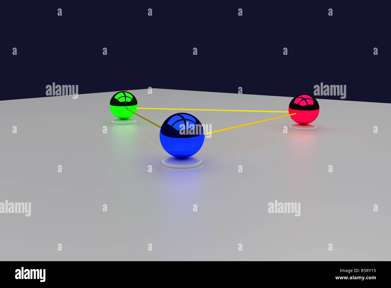 Three spheres symbol hi-res stock photography and images - Alamy