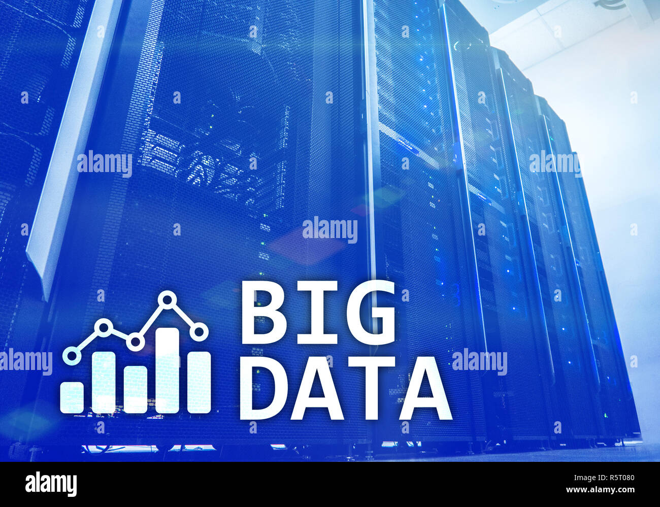 Big data analysing server. Internet and technology Stock Photo - Alamy