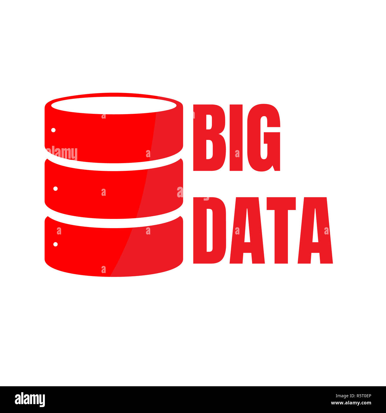 Big data machine algorithms minimalistic design. Science vector background illustration Stock ...