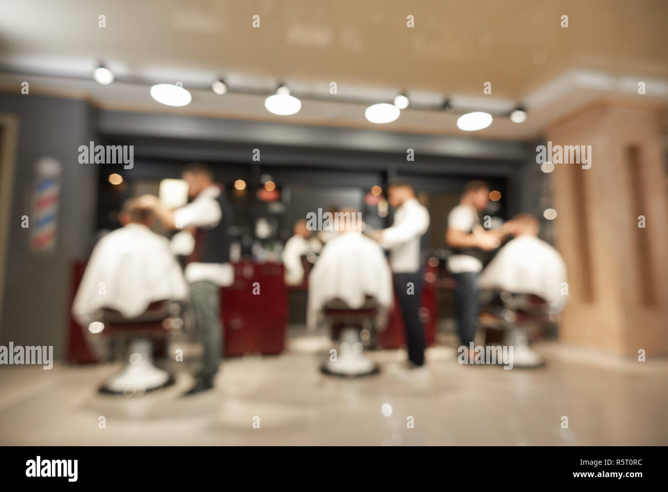 Sitting in barbers chair hi-res stock photography and images - Alamy