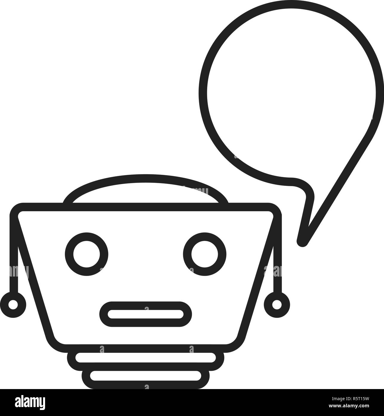Chatbot Black and White Stock Photos & Images - Alamy