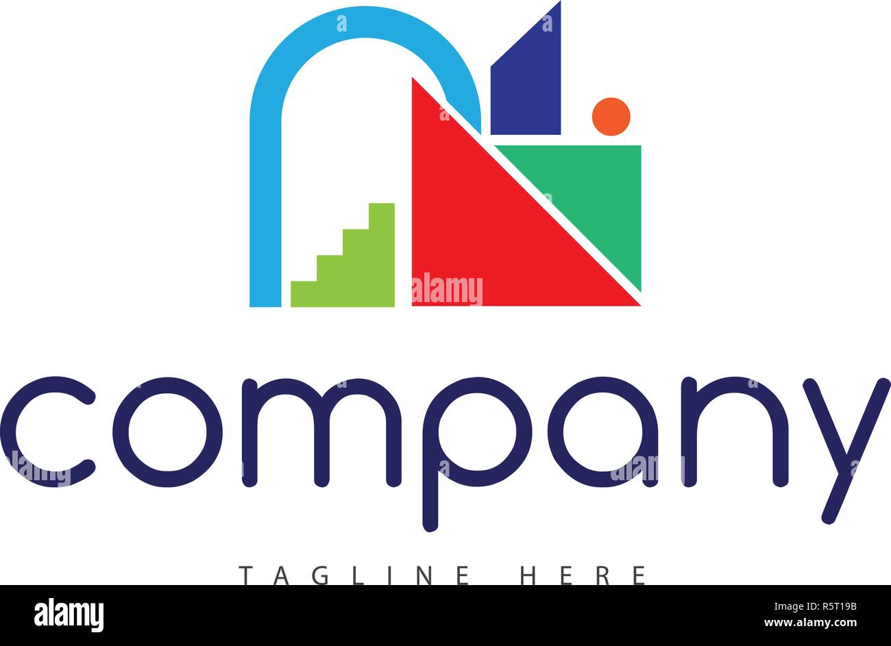 Kids playground logo Stock Vector Images - Alamy