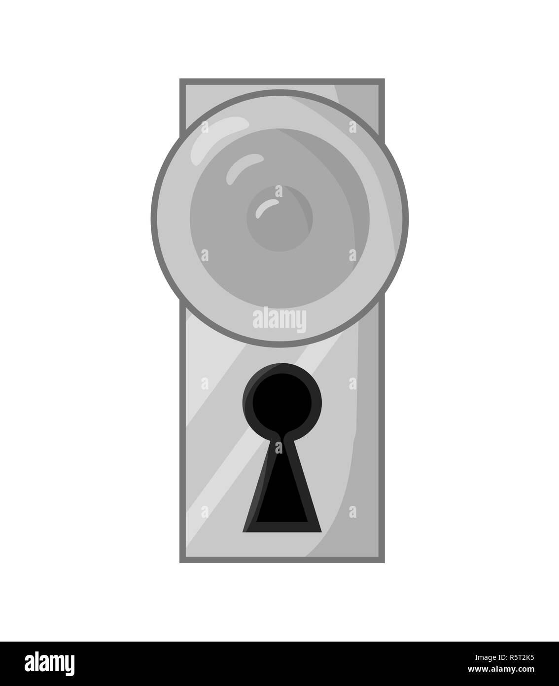 dooe knob, handle vector symbol icon design Stock Photo - Alamy