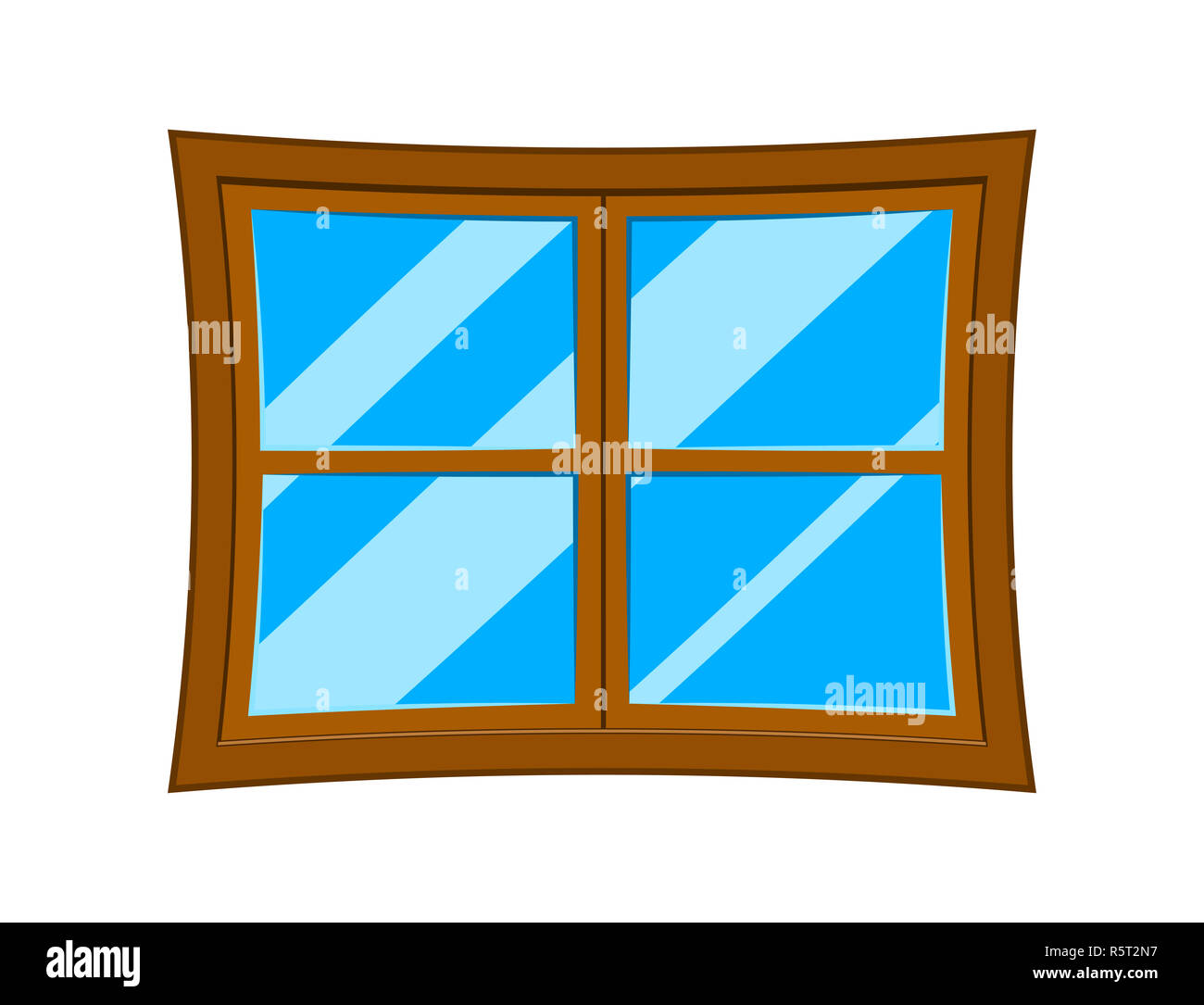 Window cartoon vector symbol icon design Stock Photo - Alamy
