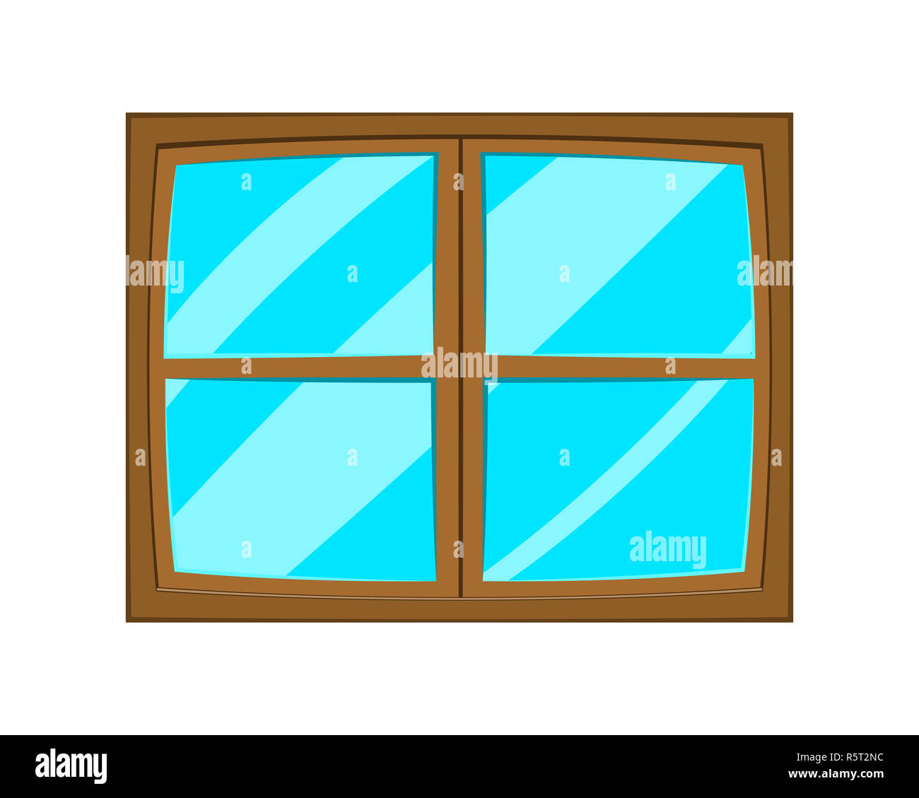 Window cartoon vector symbol icon design Stock Photo - Alamy