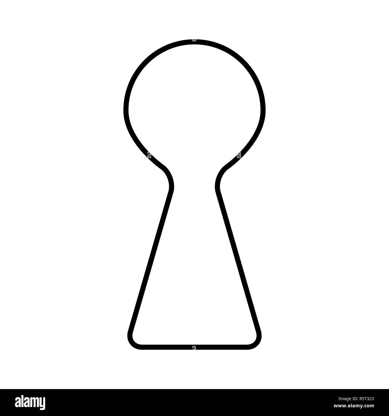 keyhole silhouette outline vector symbol icon design Stock Photo - Alamy keyhole silhouette outline vector symbol icon design Stock Photo - Alamy