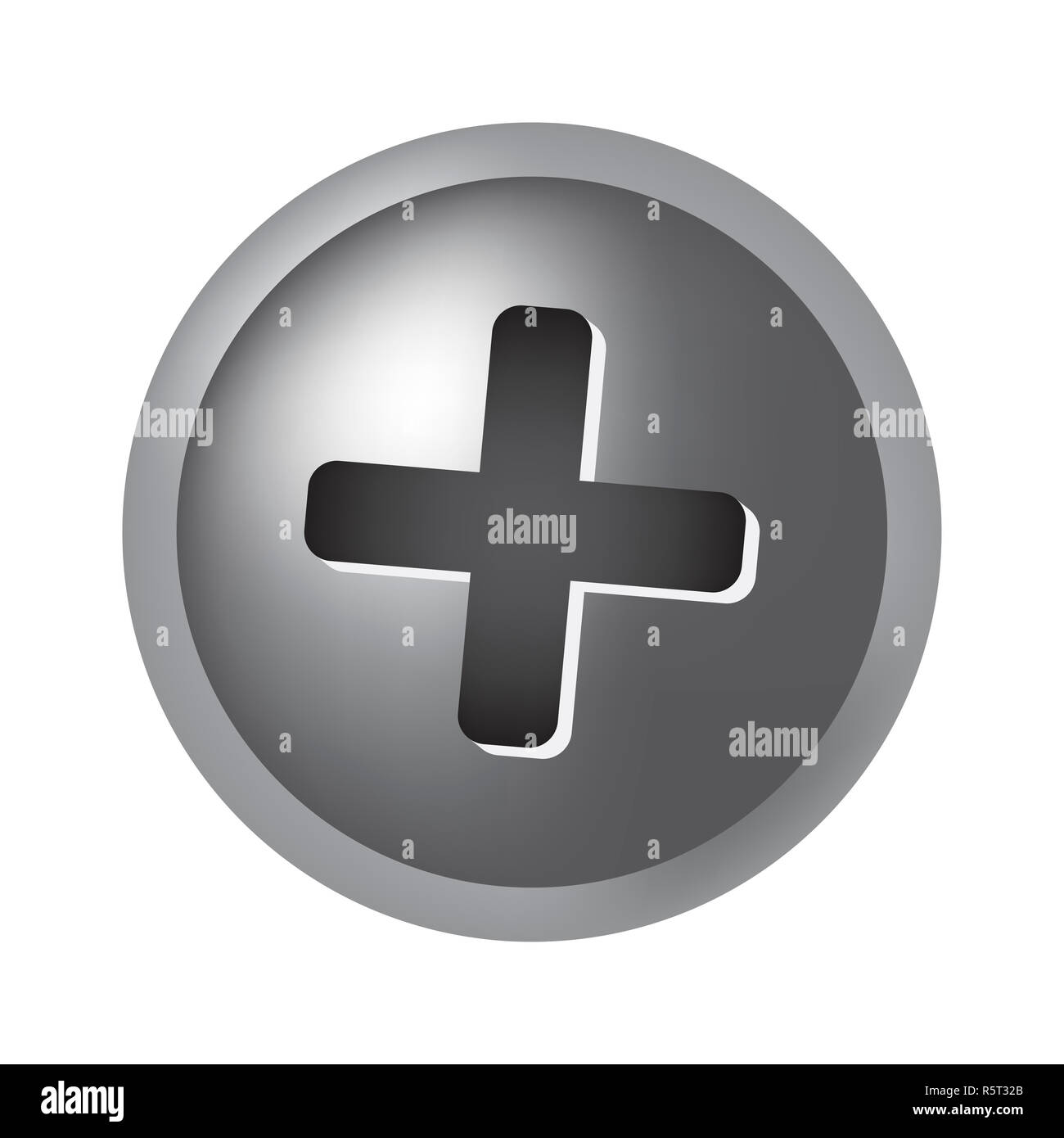 screw head vector symbol icon design Stock Photo - Alamy