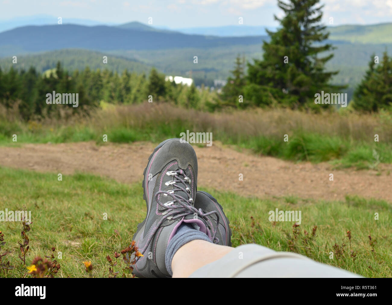 Tracking shoes hi-res stock photography and images - Alamy