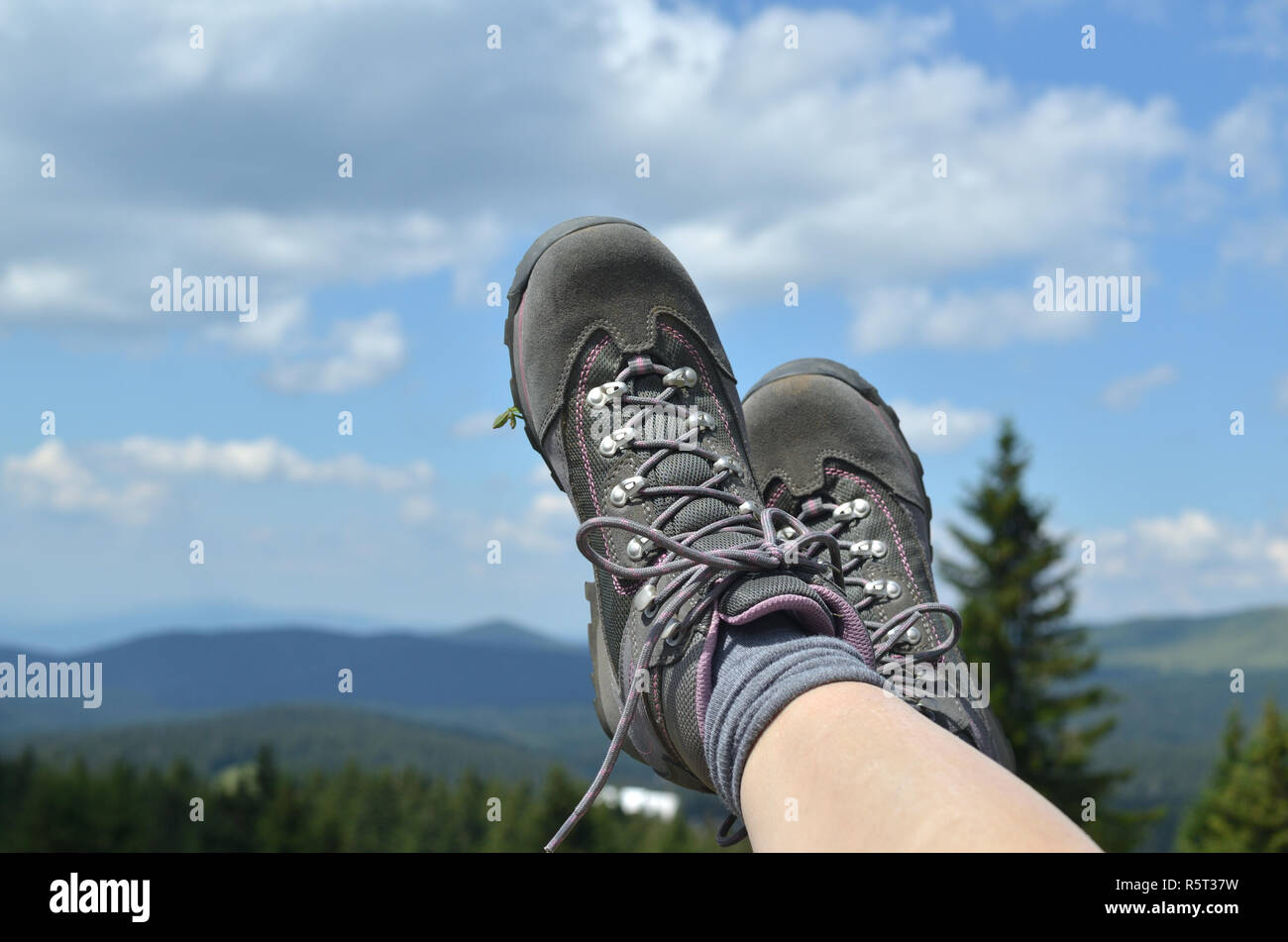 Tracking shoes hi-res stock photography and images - Alamy