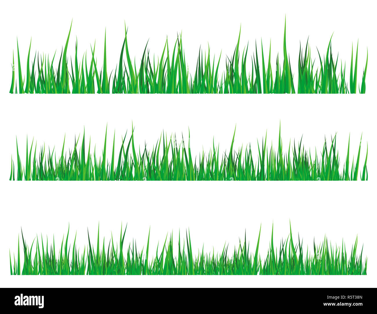 Green grass isolated vector symbol icon design Stock Photo - Alamy