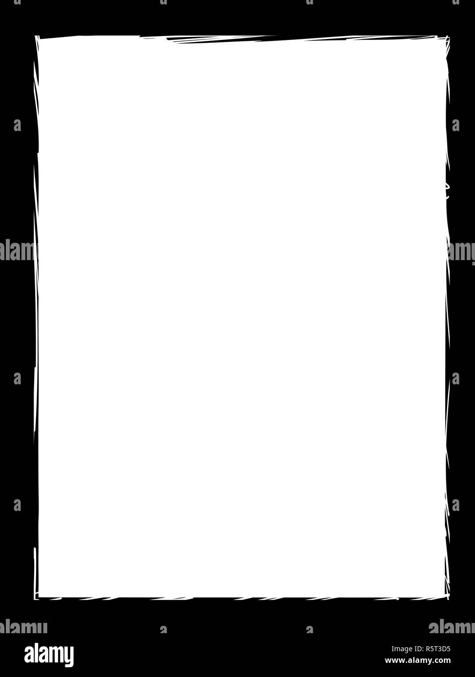 Rough Edge Empty Frame Stock Photo - Alamy