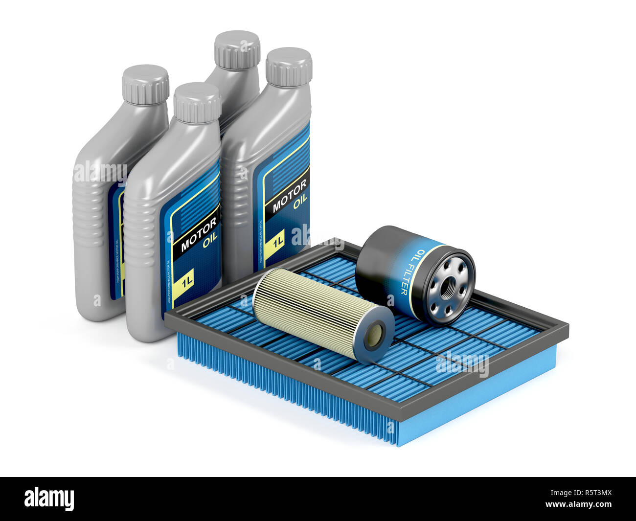 Air filter oil canister Cut Out Stock Images & Pictures - Alamy