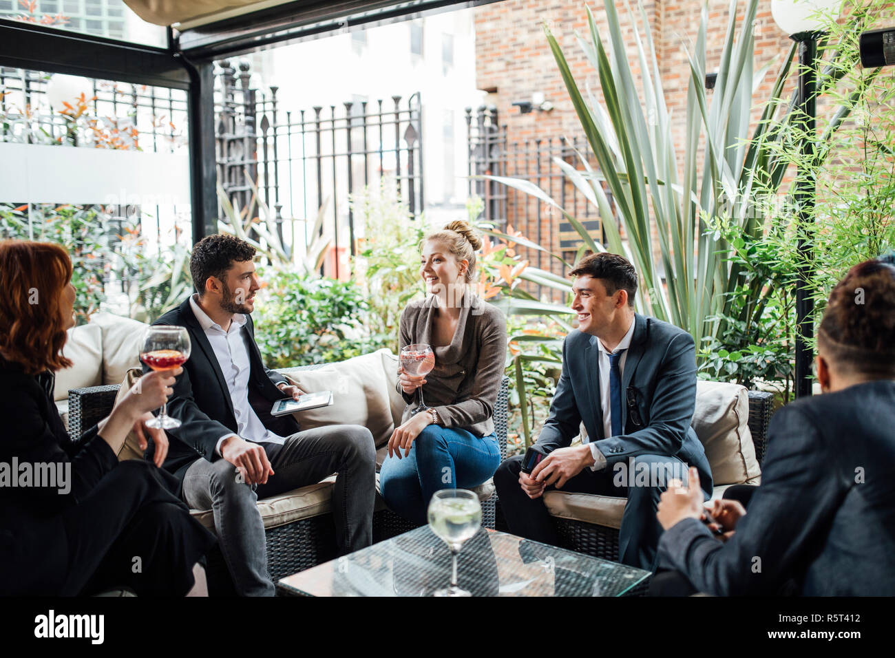 After Work Business Drinks Stock Photo - Alamy
