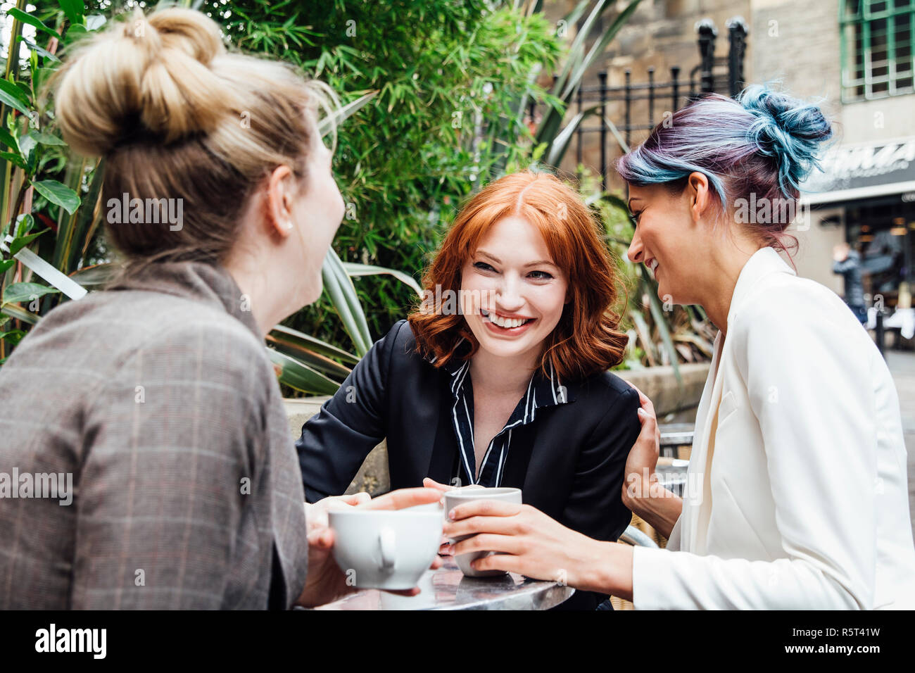 Business Women Enjoying Their Break Together Stock Photo - Alamy