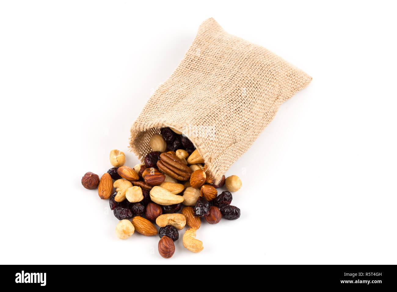 Bag of mixed nuts and raisins hi-res stock photography and images - Alamy
