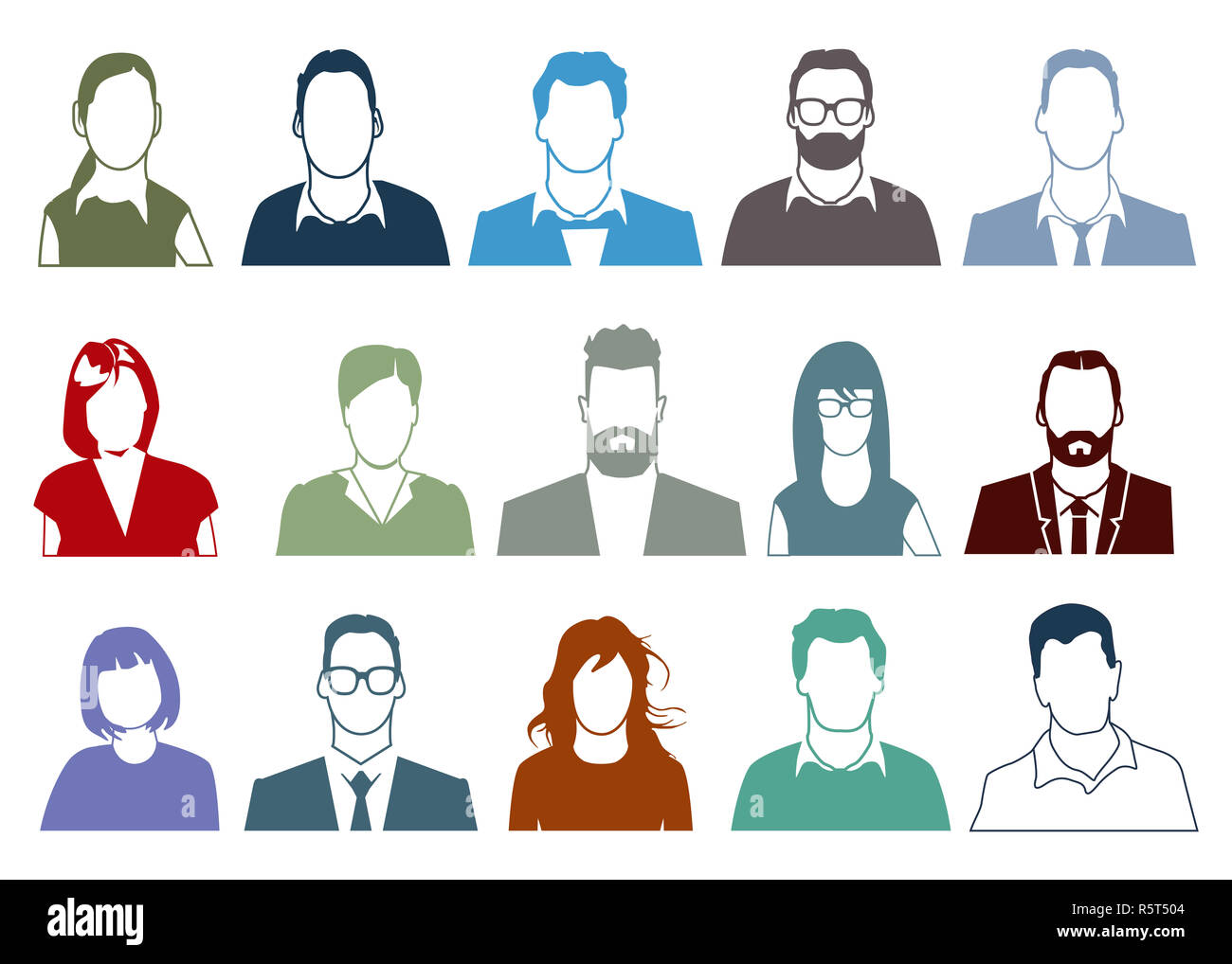 people faces portrait Stock Photo - Alamy