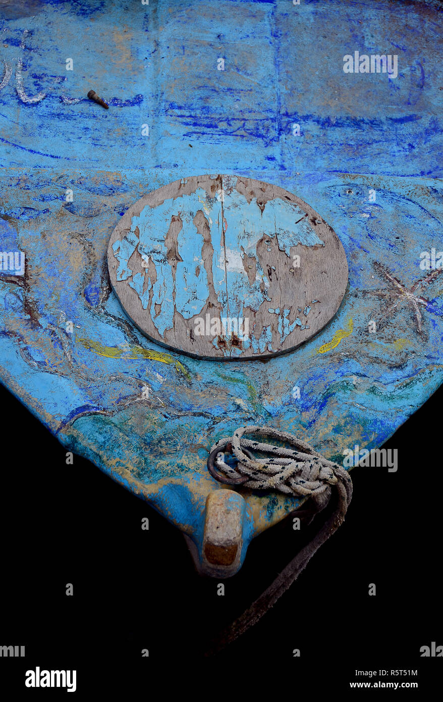 the blue boat Stock Photo - Alamy