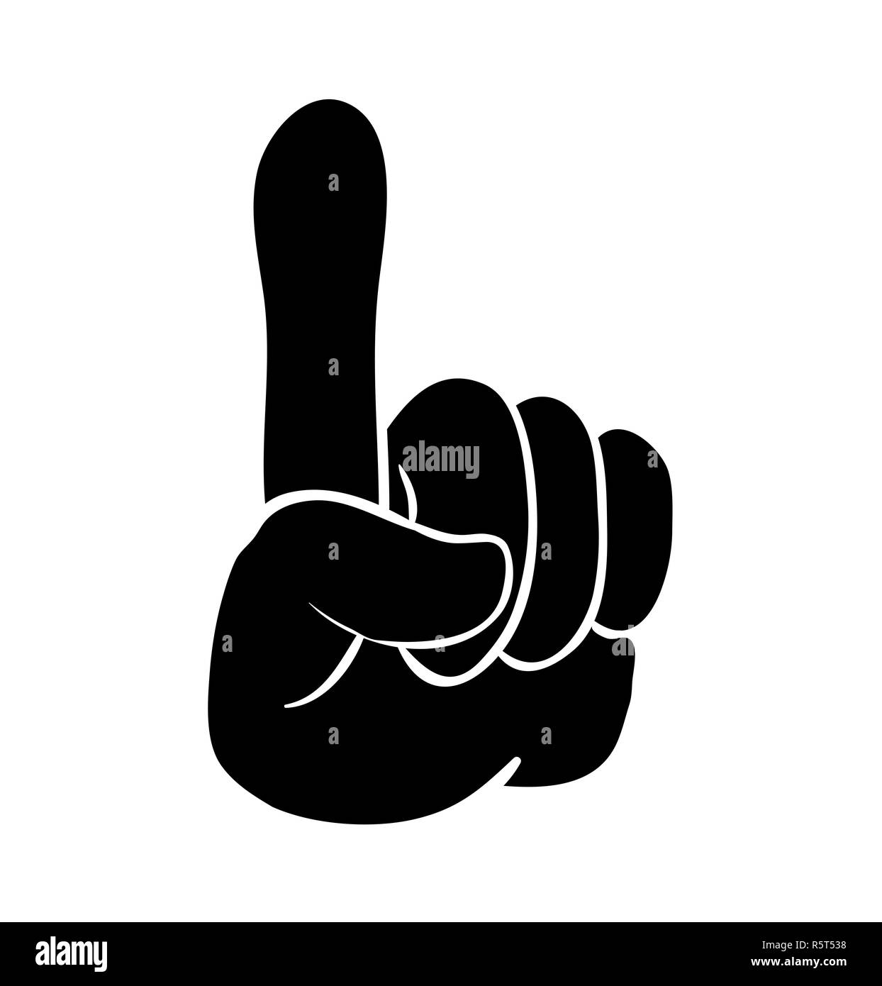 Raised hand icon hi-res stock photography and images - Alamy