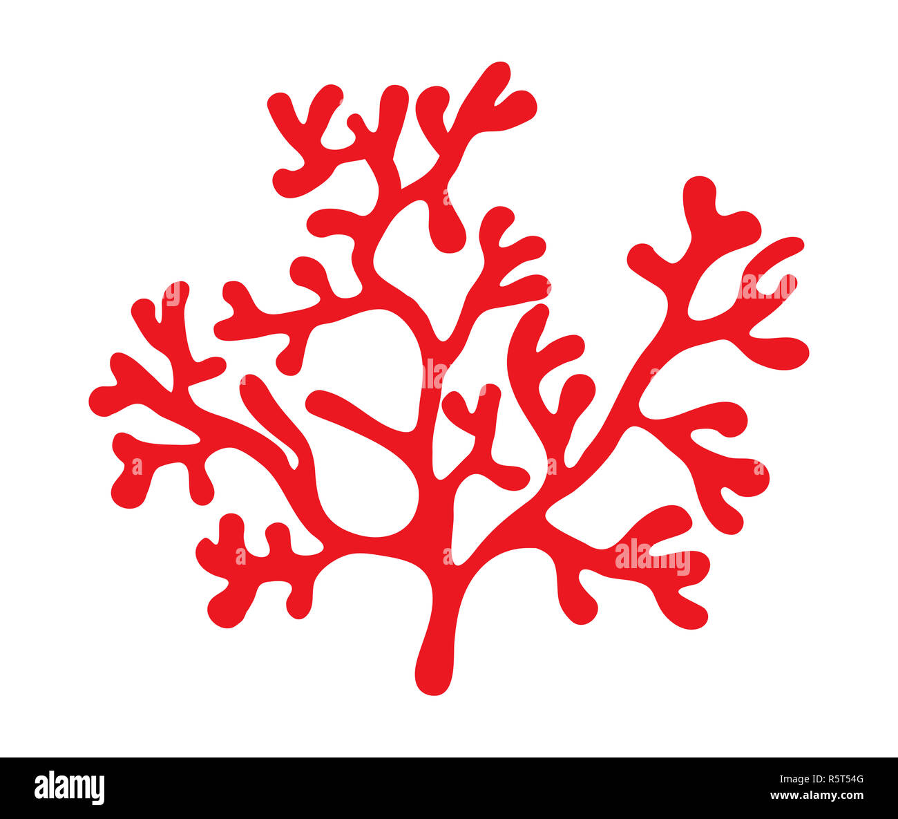 red algae silhouette vector symbol icon design. Beautiful illustration ...