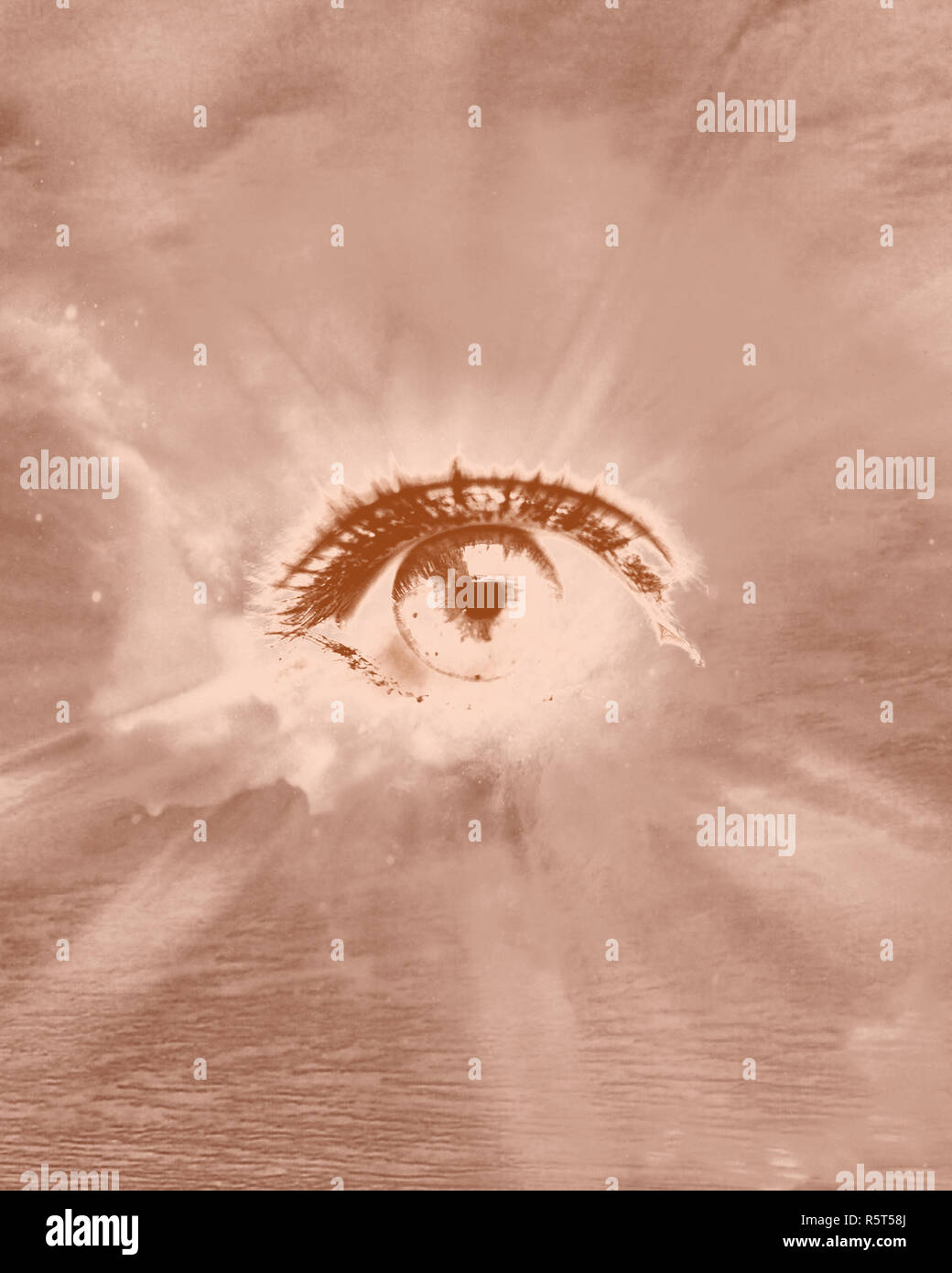 eye abstract background, beautiful banner wallpaper design illustration ...