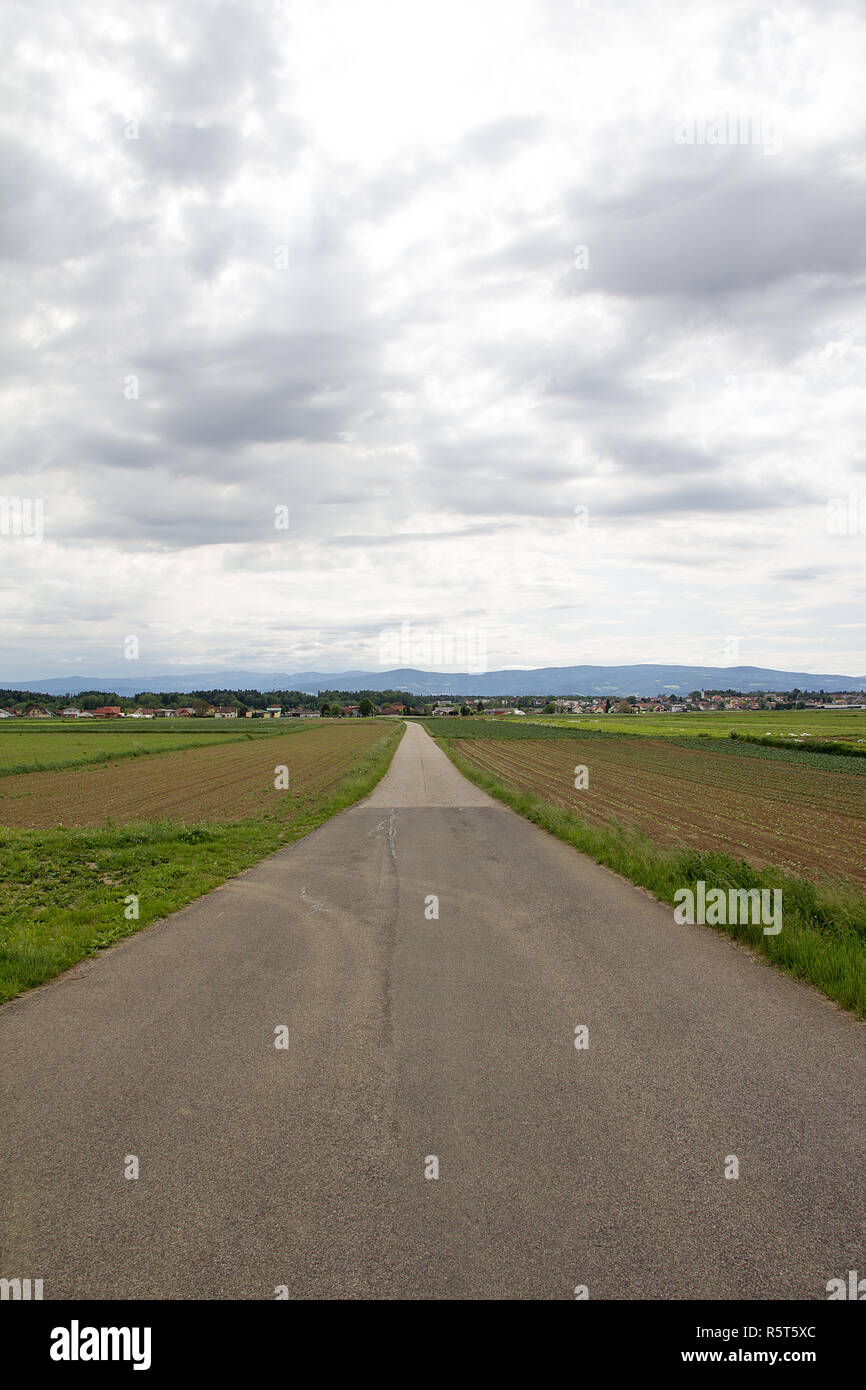Road without markings hi-res stock photography and images - Alamy