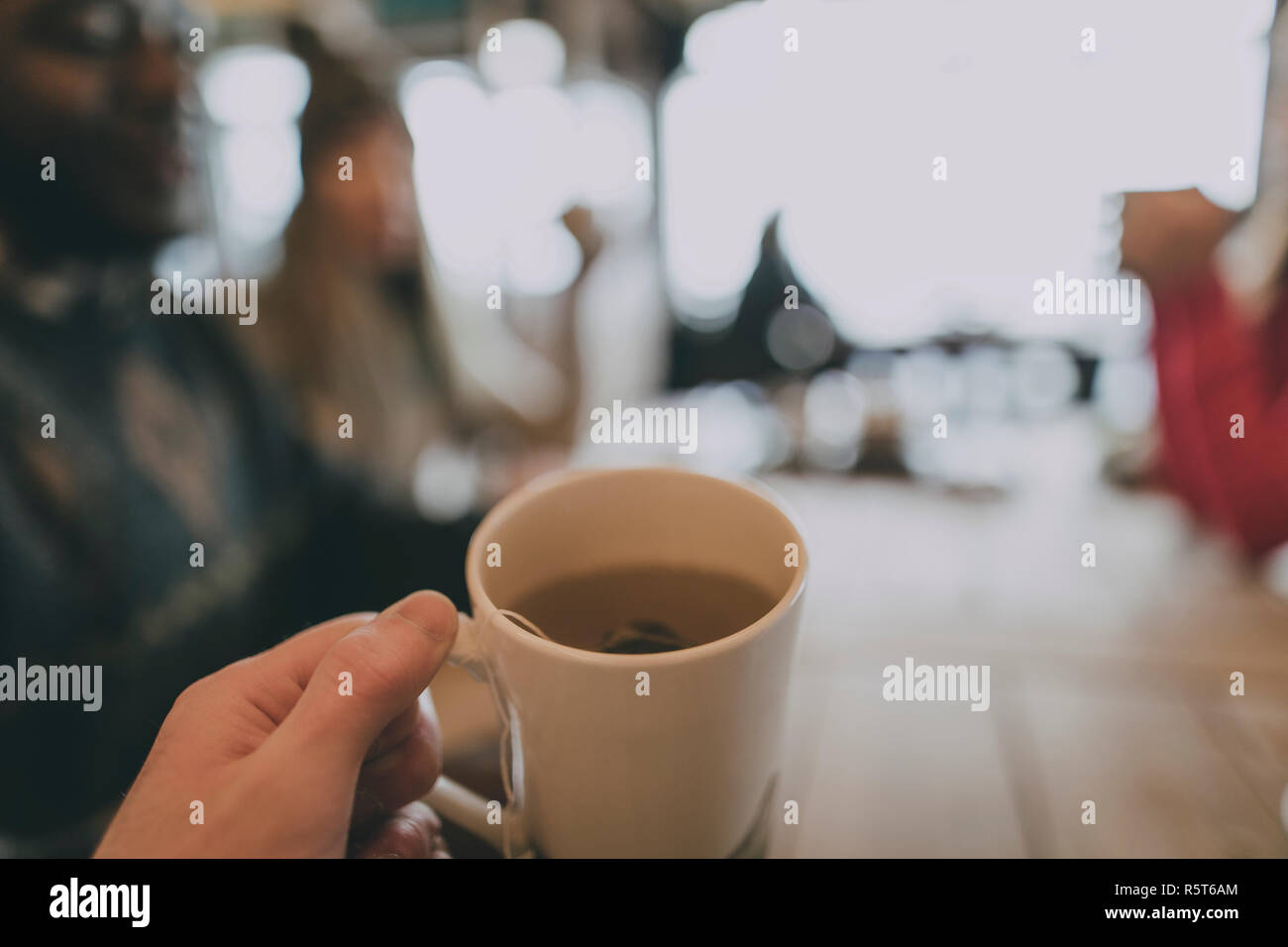 Hand Holding Coffee Stock Photo - Alamy