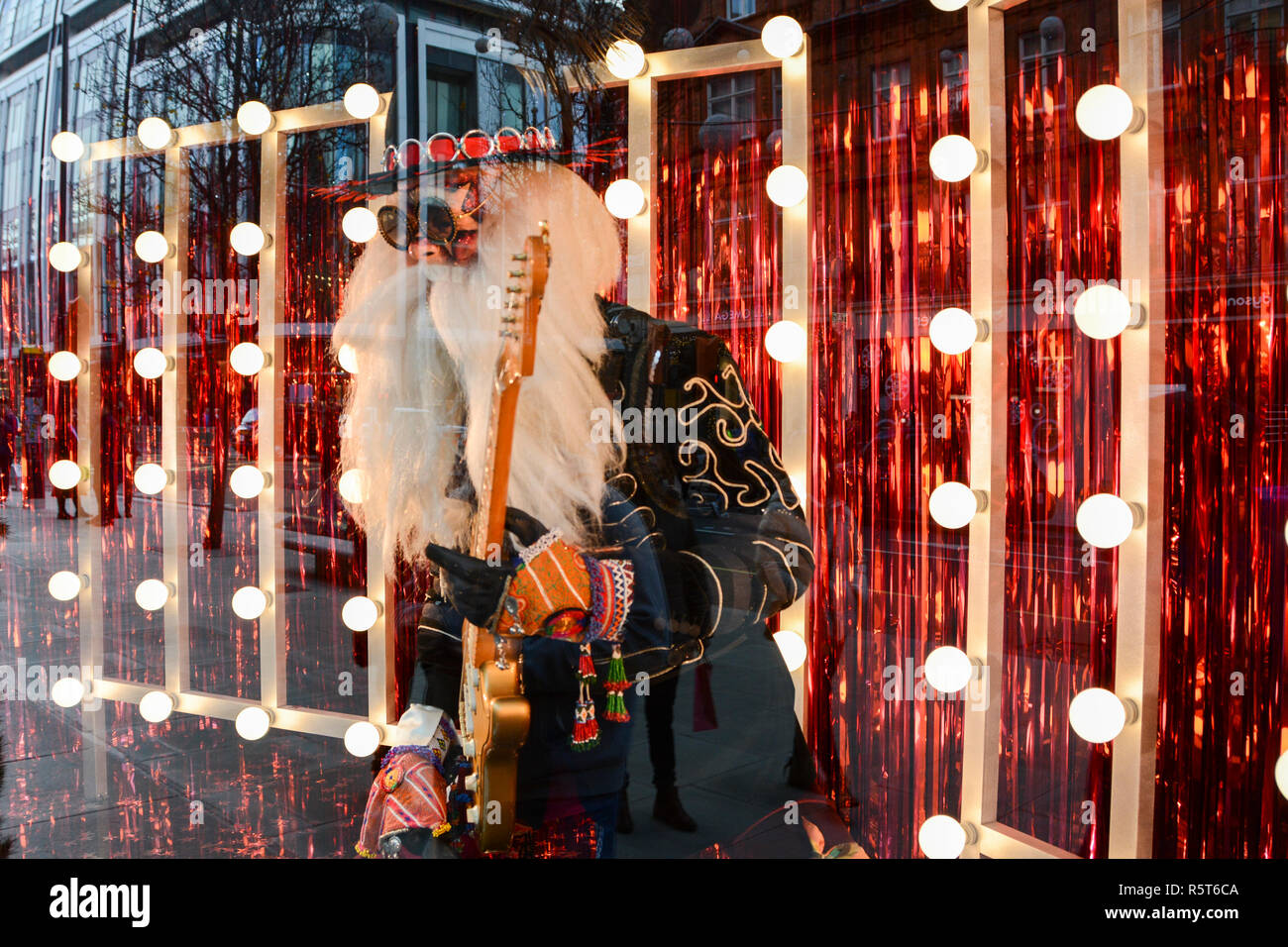 Selfridges Rocks Christmas Festive Window display at the famous ...