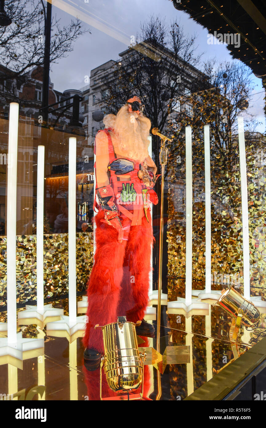 Selfridges Rocks Christmas Festive Window display at the famous ...