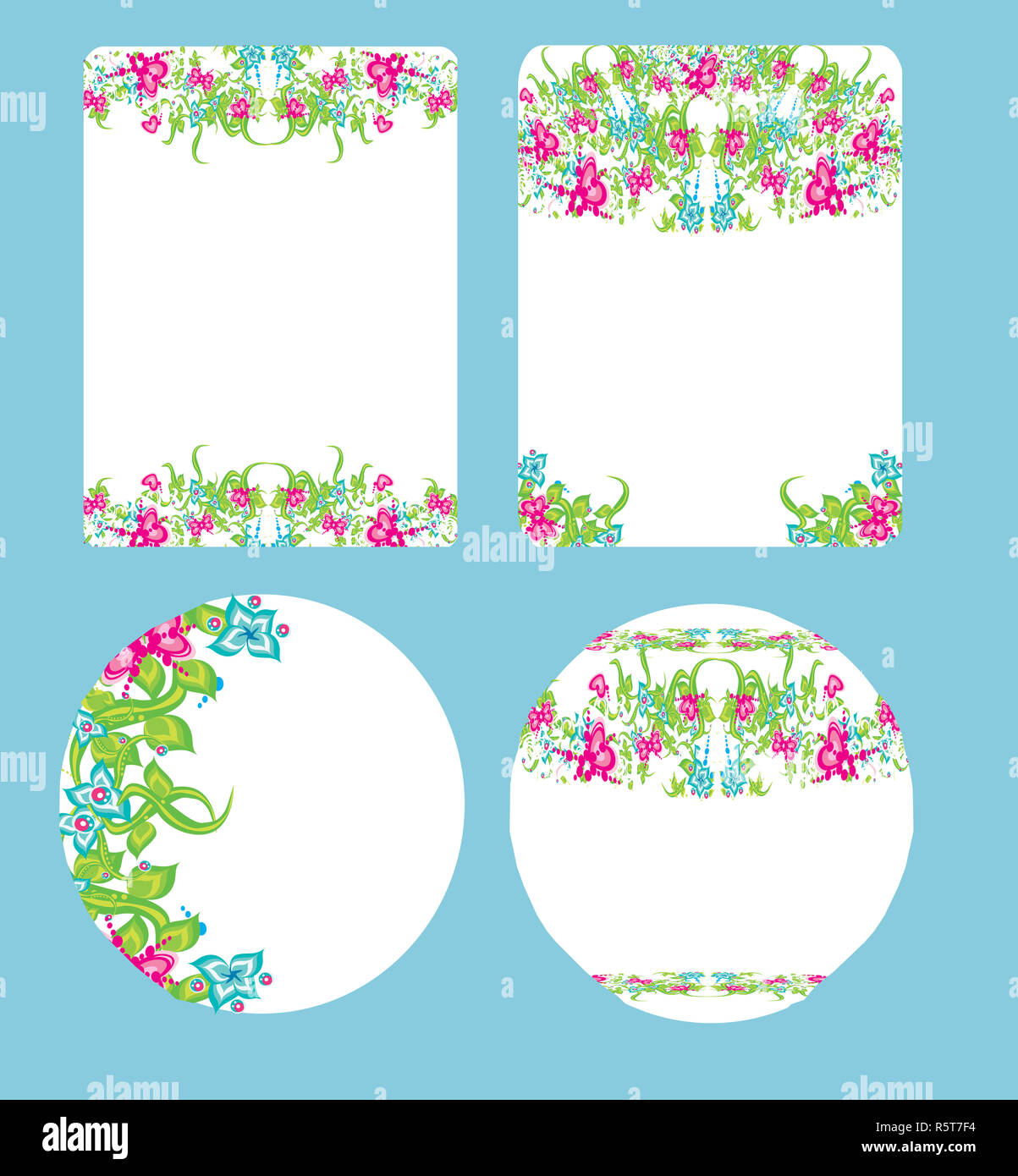 beautiful floral wedding design Stock Photo - Alamy