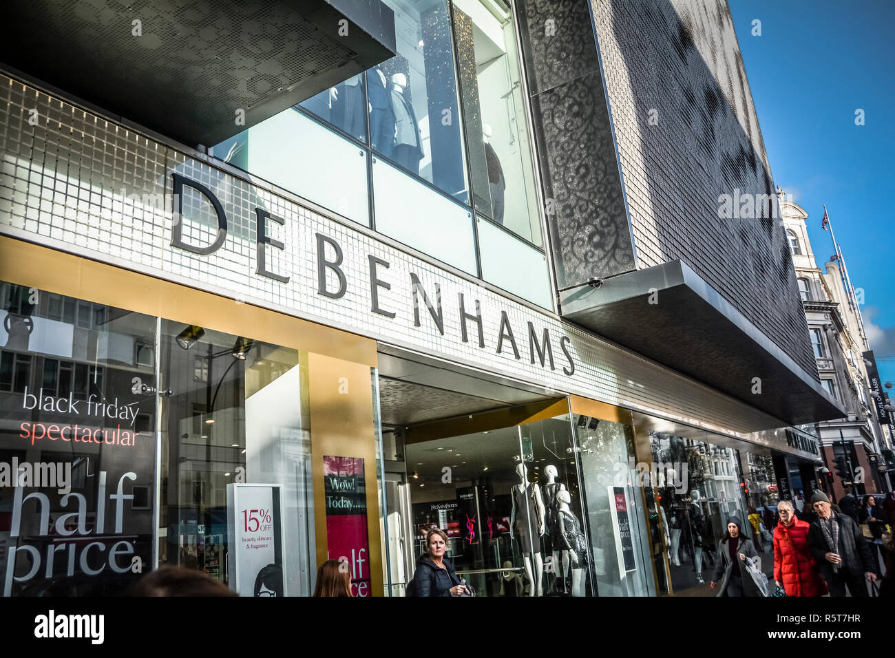 Debenhams Department Store, Oxford Street, London, UK Stock Photo - Alamy