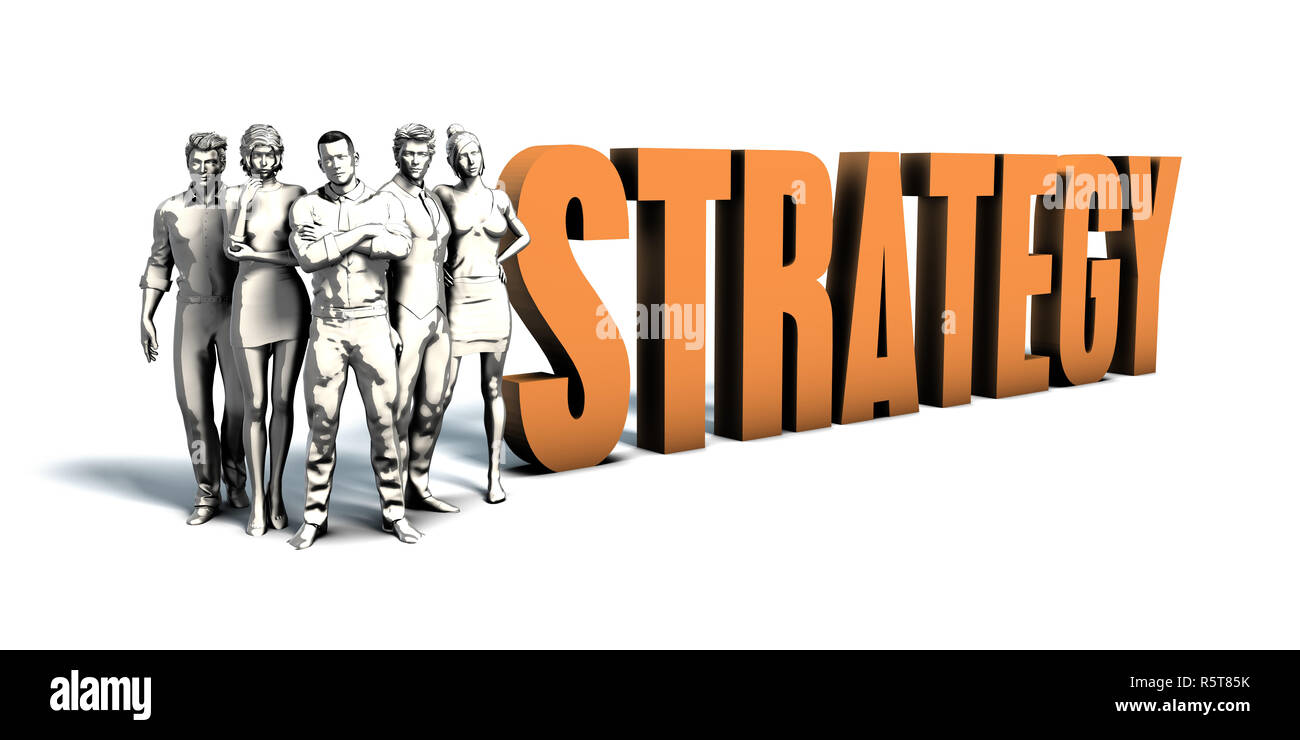 Business People Strategy Art Stock Photo - Alamy